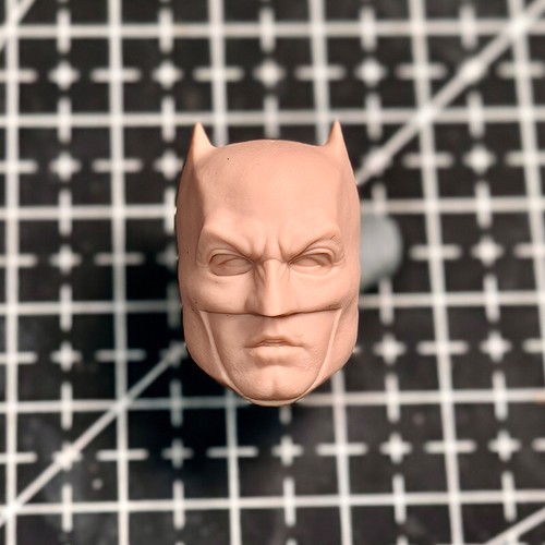 1/10 Scale The Film Batman Ben Affleck Head Sculpt Unpainted Fit 7 ...