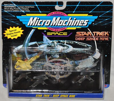 Star Trek Deep Space Nine Micro Machines Space Station DS9 & Runabout ...