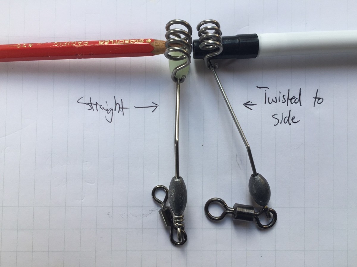 5x QUALITY Weighted Slide Bait Rigs - Live/dead bait sliding, BIG ...