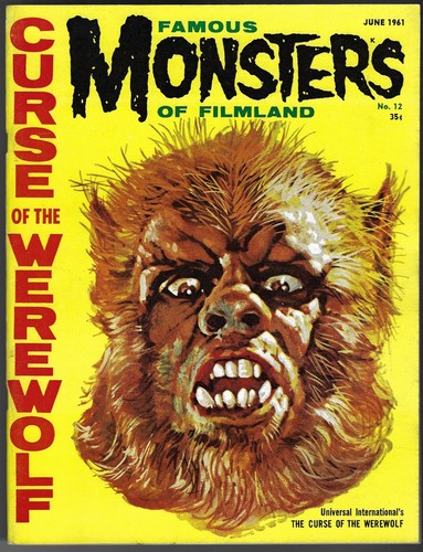 Famous Monsters of Filmland #12, June 1961, Horror Magazine | eBay