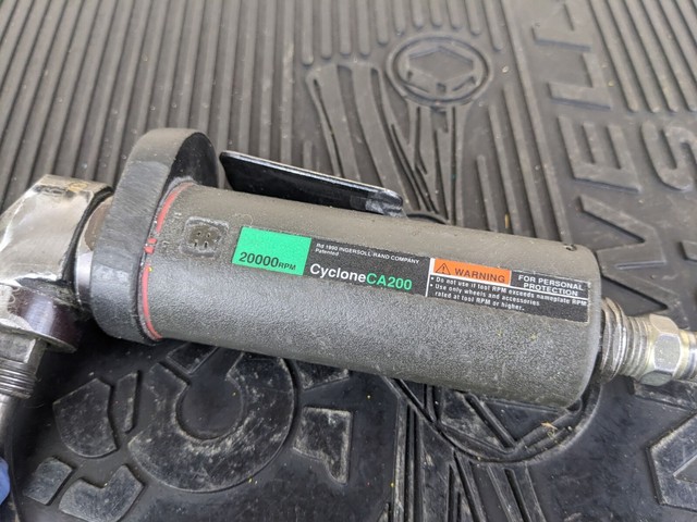 20000 RPM Ingersoll Rand Cyclone 90 Degree Grinder CA200 for sale ...