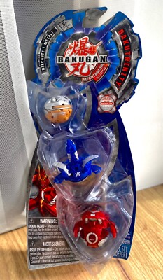 Bakugan Mechtanium Surge Set Bakutrinity Flash Ingram Cyclone Percival ...