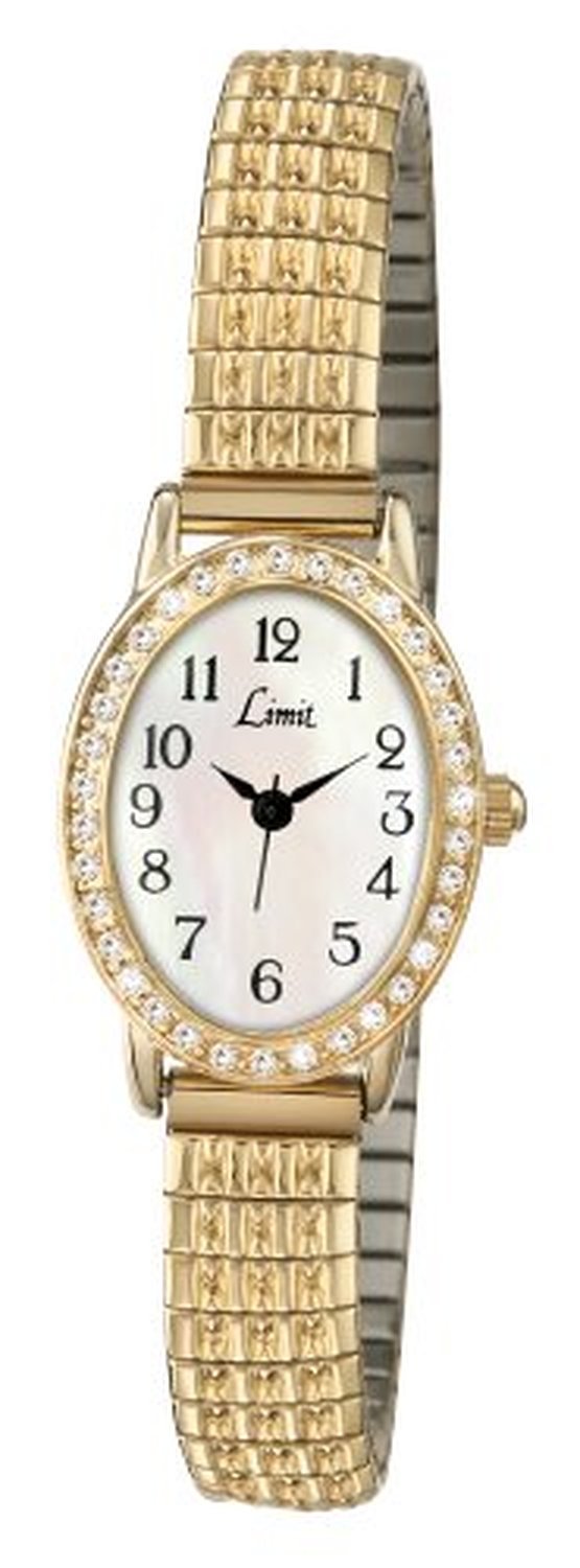 Limit Ladies Gold Expanding Bracelet White Dial Watch 6030 | eBay
