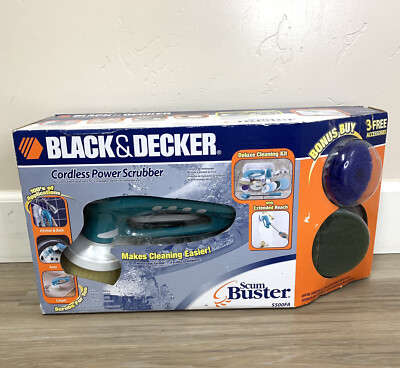 BLACK+DECKER S500FA Scum Buster Cordless Power Scrubber NEW IN BOX w ...