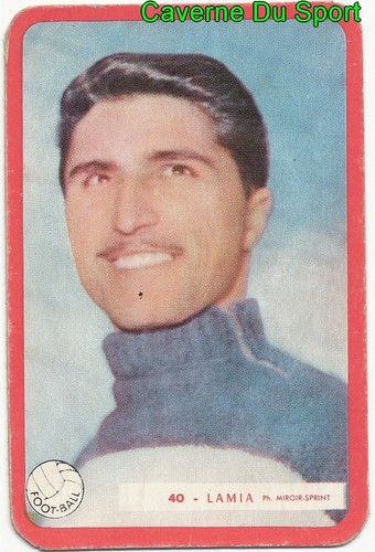 040 GEORGES LAMIA OGC.NICE FOOTBALL CARTE MIROIR SPRINT 1960's RARE | eBay