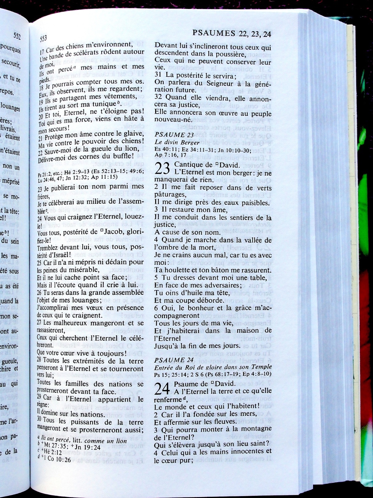 French Bible Louis Segond 1910 Dark Blue Vinyl La Sainte Bible for sale ...