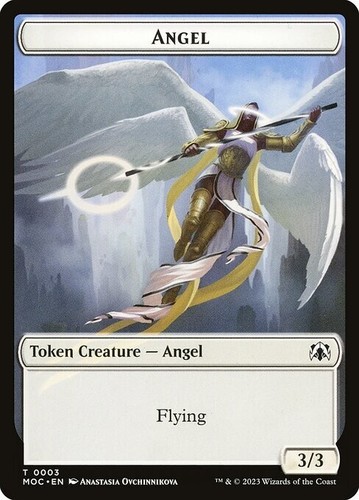 Angel - Demon Double Sided Token [March of the Machine] MTG | eBay