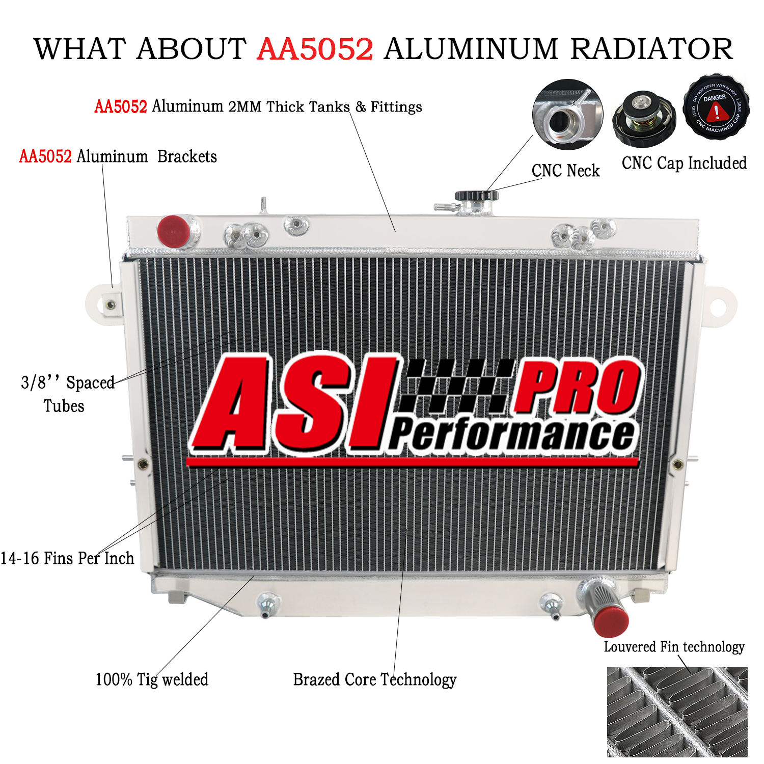 3 Rows Radiator For 98-07 Toyota Land Cruiser 100 Series HDJ100R ...