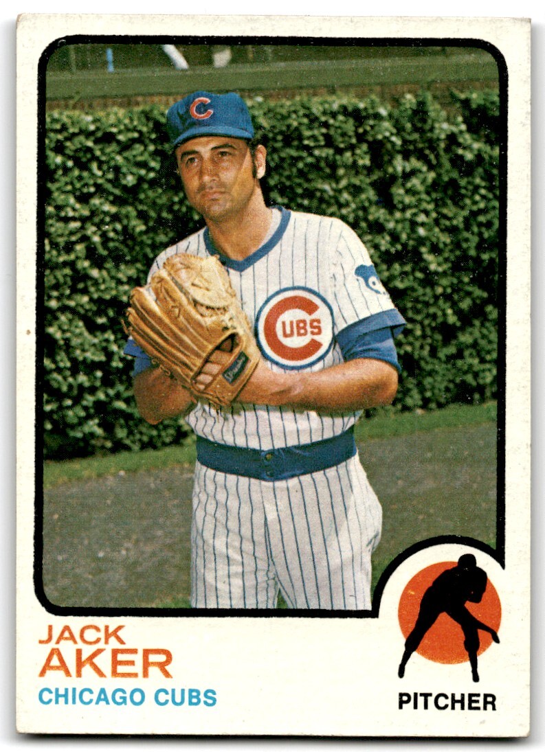 1973 Topps Jack Aker A Chicago Cubs #262 Set Break - Most VG+ | eBay
