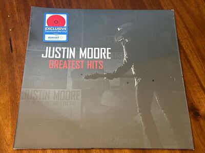 Justin Moore Greatest Hits Limited Edition Translucent Red Vinyl ...