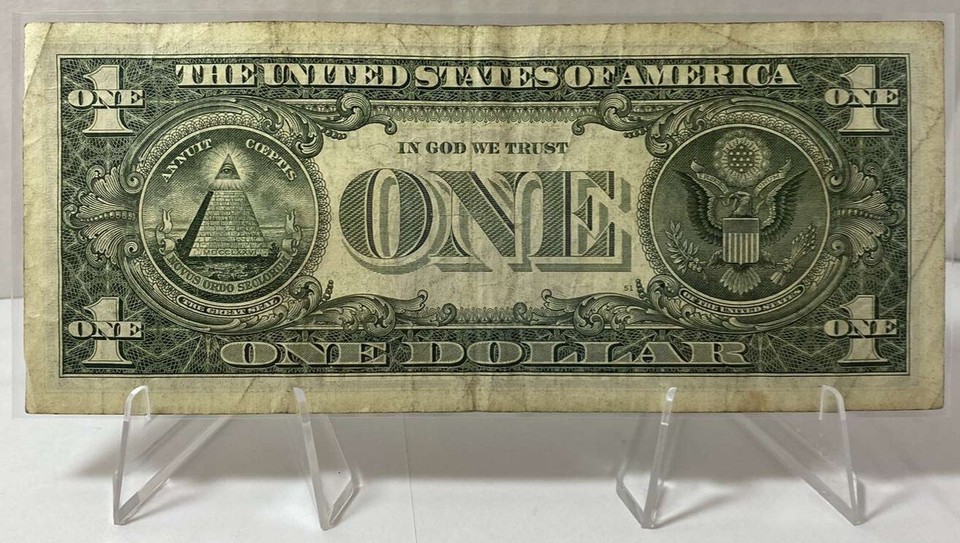 Devils Number 666, $1 Dollar Bill Series 2017, Serial Number ...