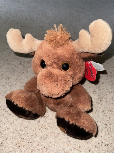 Maple Taddle Toes 10" Aurora Plush Big Eyes Moose Super Soft Big Feet ...