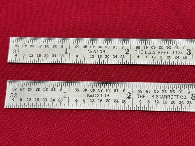Starrett C310R-6 6" Flexible Steel Rule IN STOCK | eBay