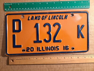 License Plates, Illinois, 2016, DL (Dealer) 132 K | eBay