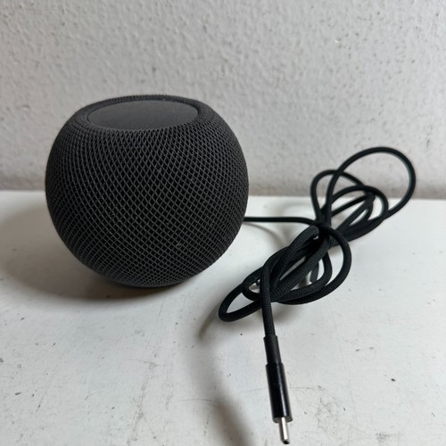 Apple HomePod Mini A2374 Black USB-C Wireless WiFi Portable Smart ...