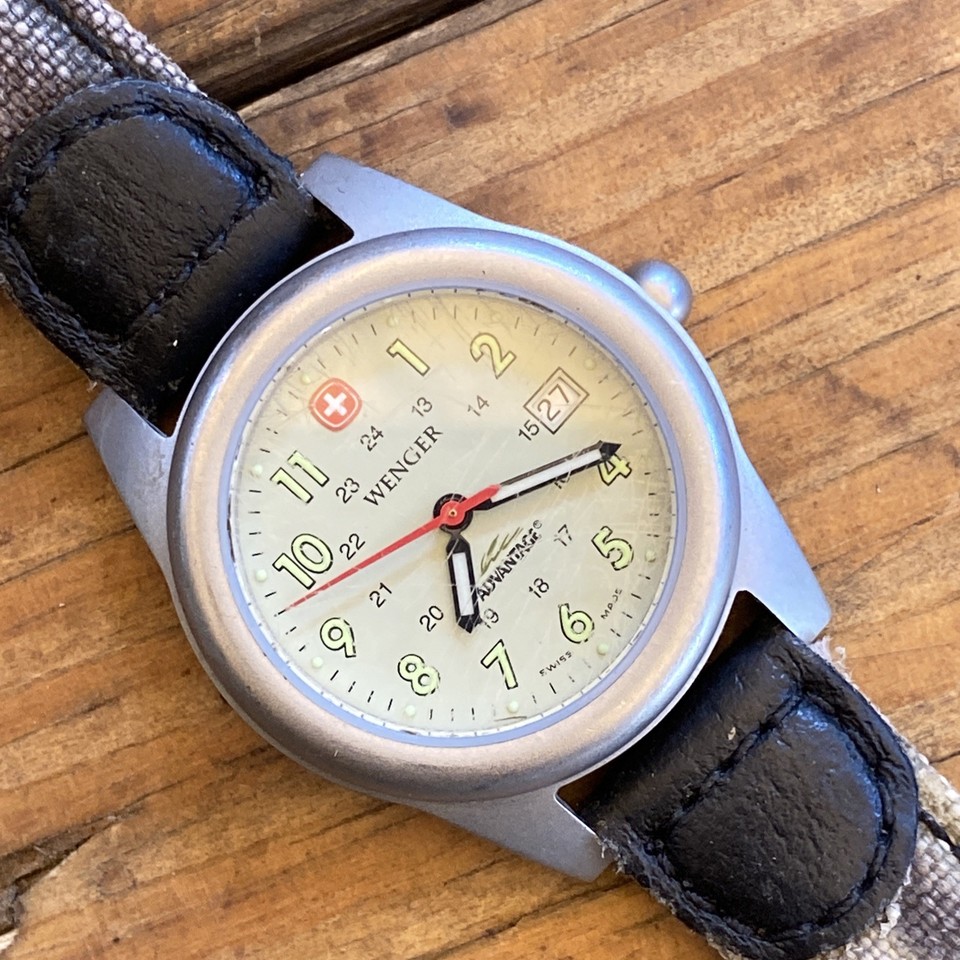 Wenger Womens Watch SAK Design 0600 Ladies Swiss Date 50m | eBay UK