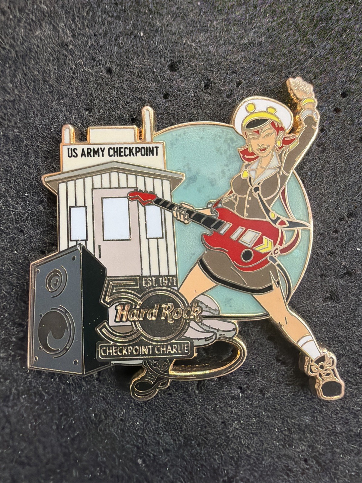 Hard Rock Cafe - Checkpoint Charlie 50th Anniversary Core Girl with ...