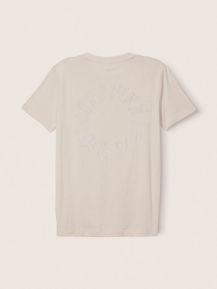 Victoria's Secret PINK CAMPUS / RINGER / HENLEY SHORT SLEEVE T-SHIRT XS ...