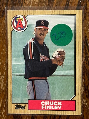 1987 Topps Baseball Chuck Finley Rookie Card #446 Set Break | eBay