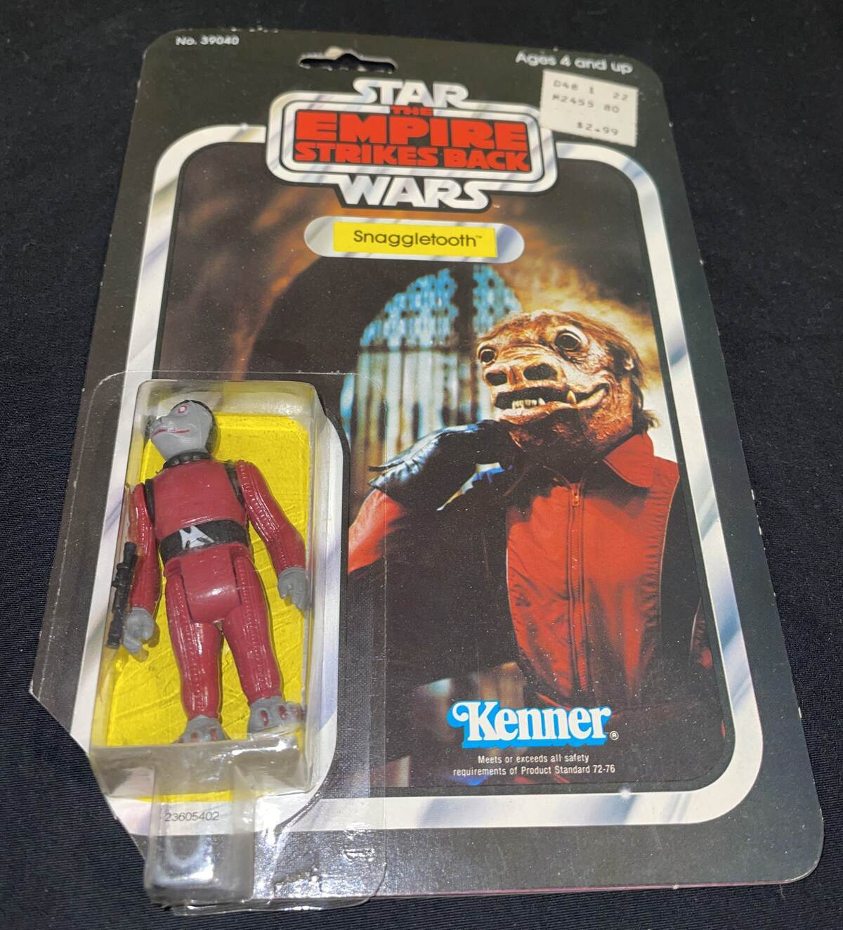 STAR WARS THE EMPIRE STRIKES BACK SNAGGLETOOTH 48 A BACK MOC KENNER | eBay