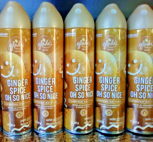 (5) Glade Room Aerosol Spray GINGER SPICE Fragrance | eBay