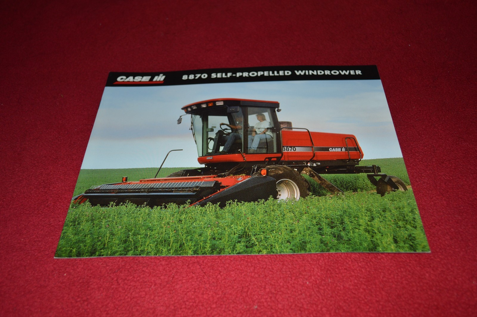 Case International 8870 Self Propelled Windrower Dealers Brochure AMIL7 ...