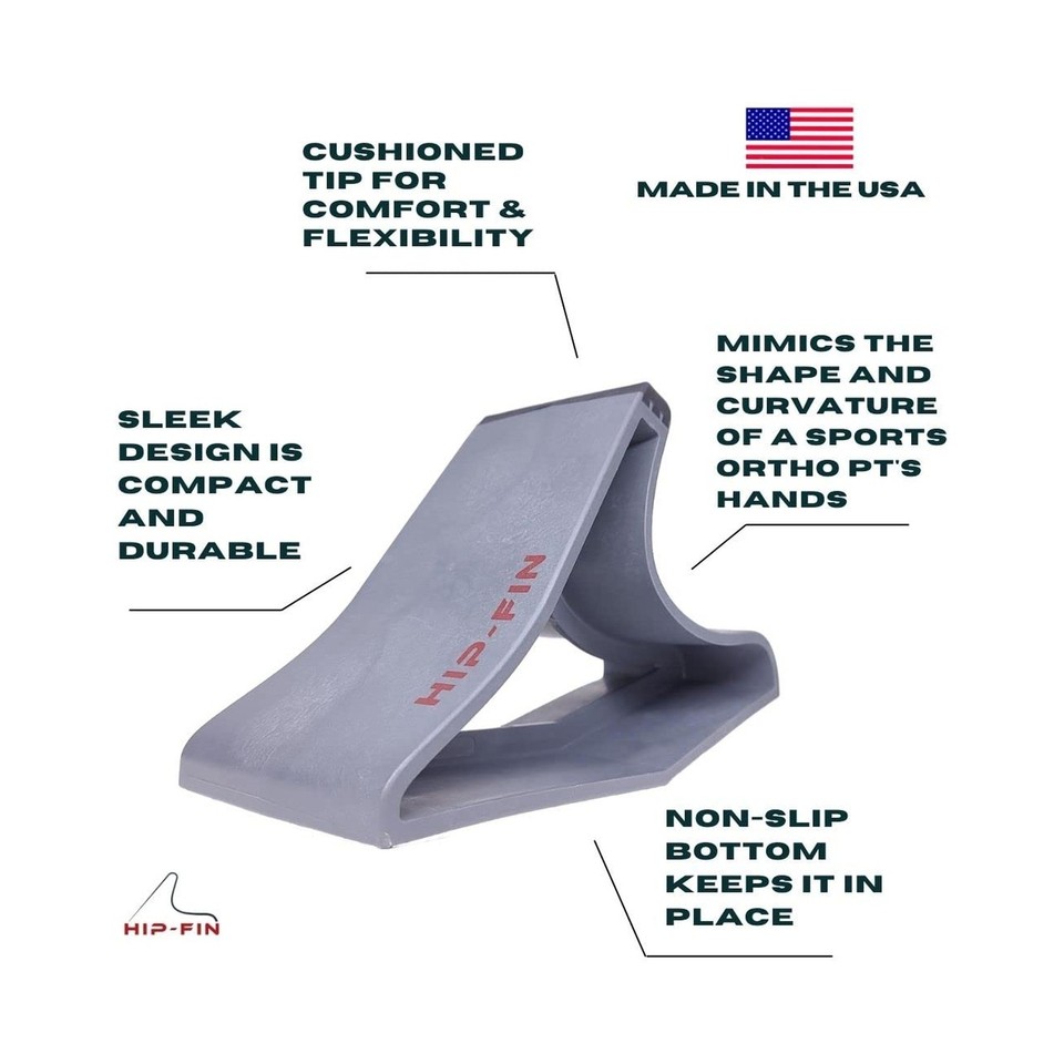 Hip-Fin Hip Flexor Release Tool - Psoas and Iliacus Muscle, Hip, Back ...