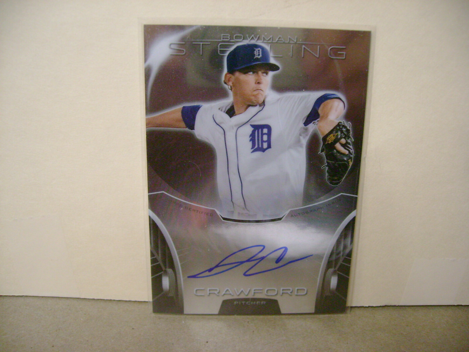 JONATHON CRAWFORD 2013 BOWMAN STERLING AUTOGRAPH #BSAP-JCR FREE ...