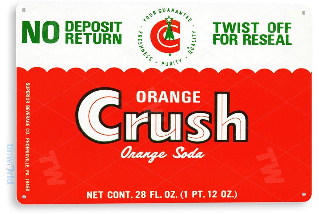 Orange Crush Label