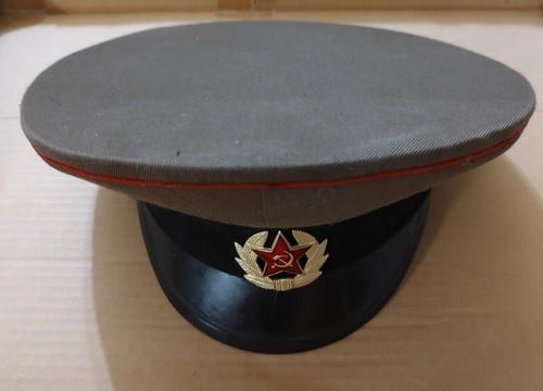Soviet Police Officer Hat Visor Cap USSR | eBay