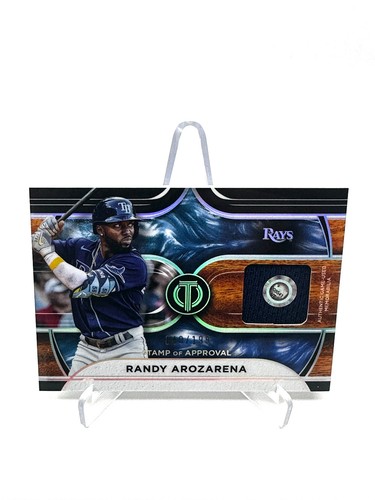 RANDY AROZARENA 2022 Topps Tribute 040/199 Jersey Patch SOA-RA TAMPA ...
