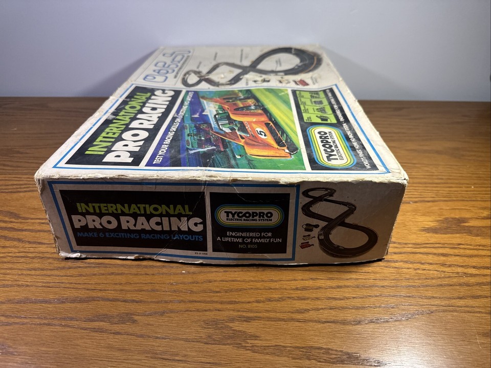 Vintage 1980's Tyco International Pro Racing Track Slot Car Incomplete ...