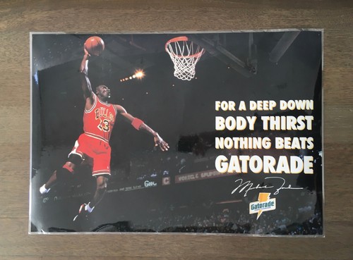 1992 Michael Jordan Gatorade Poster | eBay