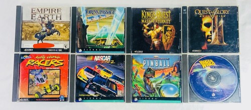 Sierra 90s 2000s PC CD-ROM Games Game Lot of 8 Empire Earth Torrins ...