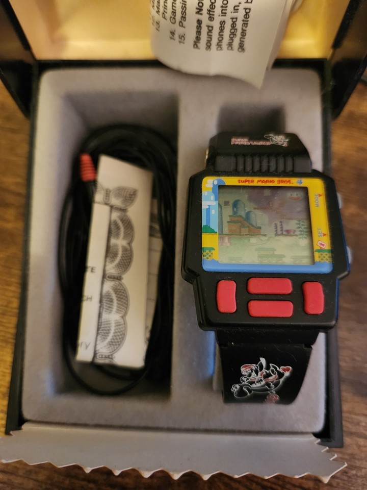 Nelsonic Super Mario World Nintendo Game Watch w/ Box & Manual ...