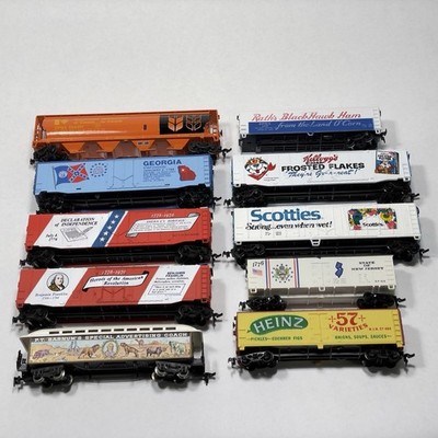 Mixed Lot of 10 HO Scale Advertising Billboard Train Cars | eBay