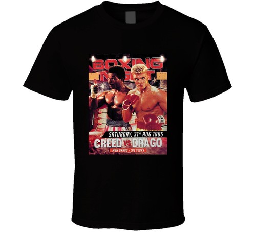 Apollo Creed Vs Ivan Drago Boxing Match T Shirt | eBay
