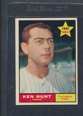 1961 Topps #156 Ken Hunt Angels EX/MT *6350 | eBay