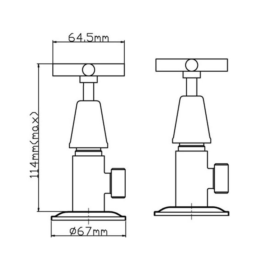 Cross Washing Machine Stop Tap Set Hot Cold Faucet for Laundry | eBay