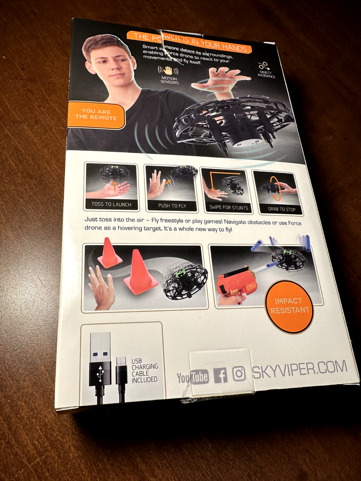 Sky Viper Force Hover Sphere Drone. The Power Is In Your Hands | eBay