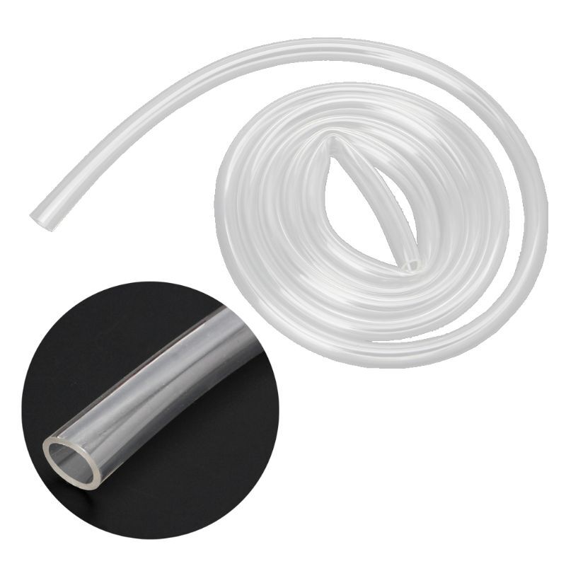 3/8" x 1/2" (9.5X12.7mm) Transparent Water Cooling Soft PVC Tube Tubing ...