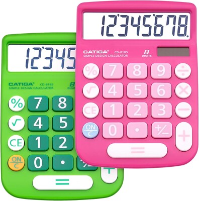CATIGA Desktop Calculator (2 Pack) 8-Digit | eBay