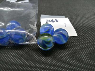 Marbles CLEAR WITH BLUE AND GREEN INSIDE (1) Marble For Sale | eBay