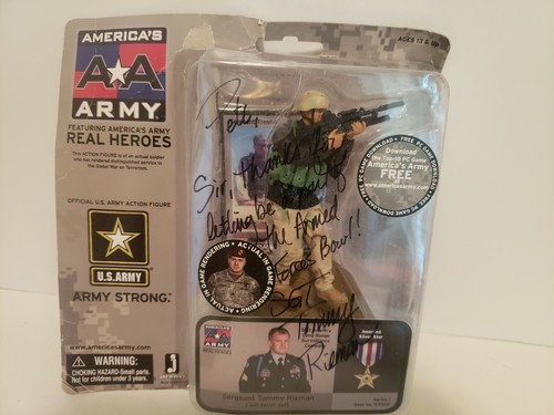 AUTOGRAPHED AMERICA'S ARMY HEROS OFFICIAL ACTION FIGURE SGT TOMMY ...