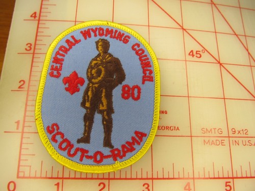 Central Wyoming Council collectible 1980 Scout-o-rama patch (p7) | eBay