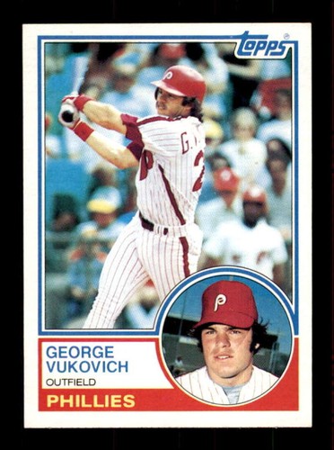 1983 Topps #16 George Vukovich NM/NM+ Phillies 244816 | eBay