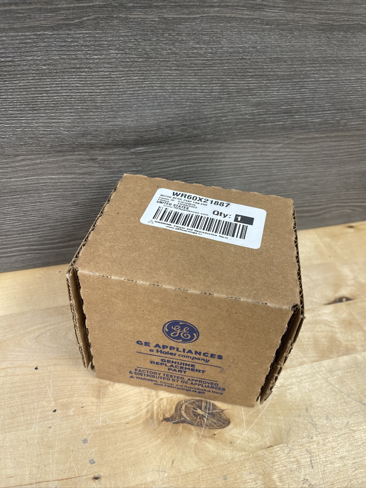 GE Regrigerator WR60X21887 Evaporator Fan Motor WR60X10240 for sale ...