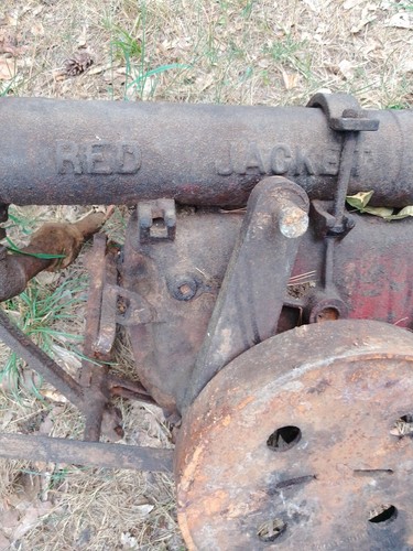 Antique Red Jacket Well Pump/ Myers Pump Jack Attached (missing handle ...