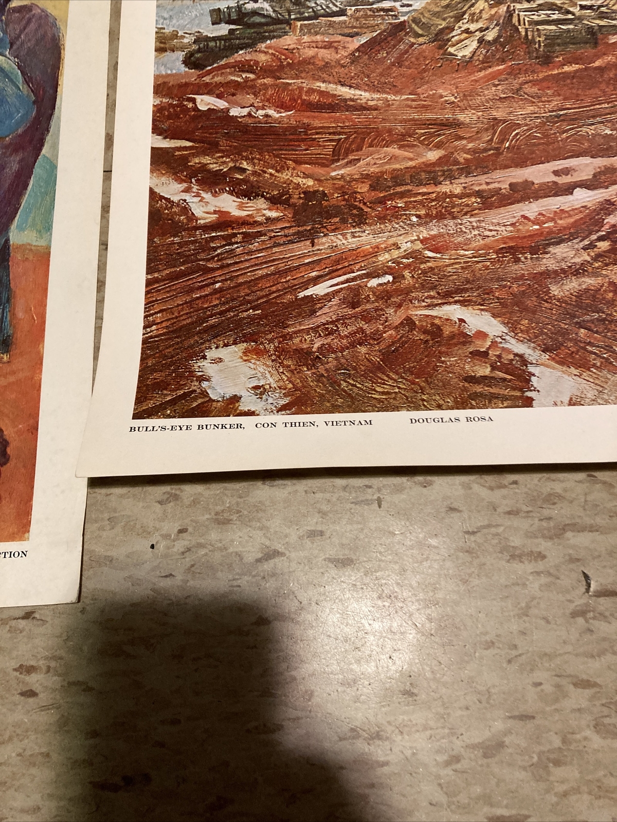 Vietnam Era USMC Marine Corps Combat Art Collection 2 Prints 20x16 ...