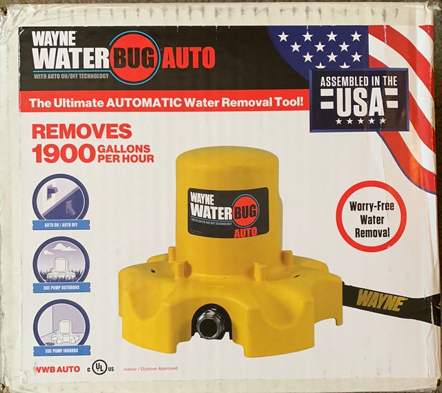 Wayne 57736-WYN1 Waterbug Auto 0.25 HP Pump for sale online | eBay